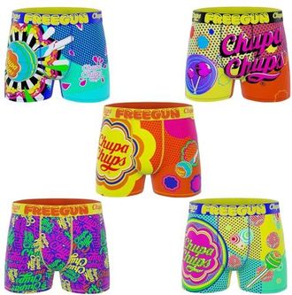 Freegun Boxer Homme Microfibre Sucette Candy (L, Pack de 5 CC13)