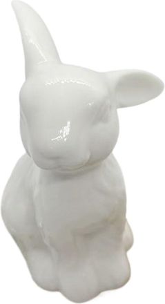 Generic Porzellan-Skulptur - Osterkeramikfiguren, Innendekoration in Wei&szlig;, mehrst&ouml;ckiges Tablett, Kaminsch&uuml;sselregalzubeh&ouml;r mit P-Konstruktion