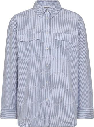 Co'Couture Femme, Blouses et Chemises, Bleu, Taille: 44 FR Chemises