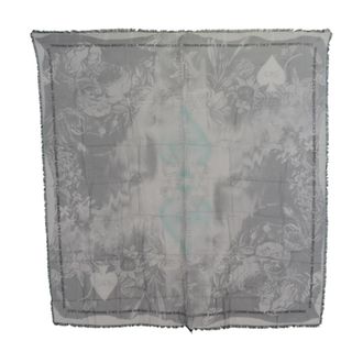 Costume National Bedruckter quadratischer Schal - - Accessories - Damen - Grau - ONE SIZE