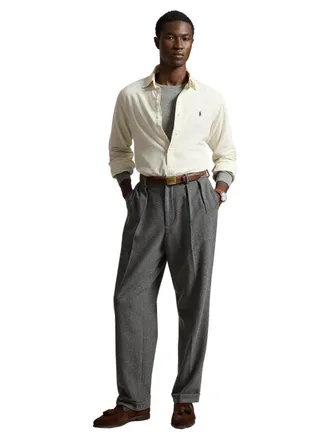 Polo Ralph Lauren Custom-Fit Cotton Shirt - White
