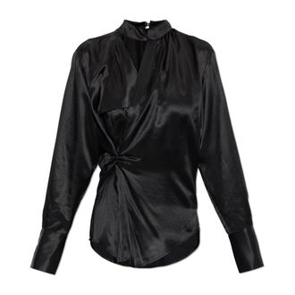 AllSaints Zellie Shirt - - Blouses & Shirts - Damen - Schwarzk - M