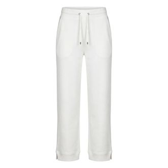 Moorer Elegante Hose mit Gummizug - - Trousers - Damen - Wei&szlig; - 3XS