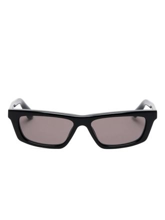 Jacquemus lunettes de soleil &agrave; monture rectangulaire - Noir