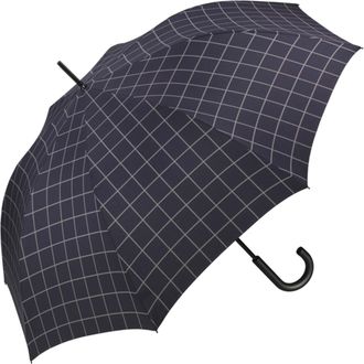 Esprit Esprit Herren Stockschirm Automatik Gents - Check Blue