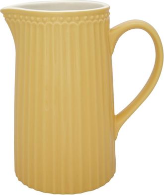 Green Gate Krug, Karaffe, Jug - Alice - Porzellan - Honey Mustard - 1 l