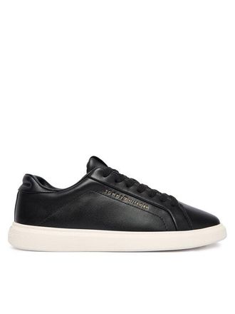 Tommy Hilfiger Sneakers Icon Court Light Weight Shinny FW0FW08949 Schwarz