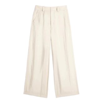 Christophe Lemaire Gerade geschnittene Stoffhose - - Trousers - Damen - Beige - 2XL