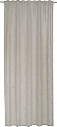 Elbersdrucke halbtransparenter Schlaufenbandschal Emotions 09 200220 beige 255x140cm Vorhang für das Wohnzimmer Schlafzimmer Küche Flur Kinderzimmer