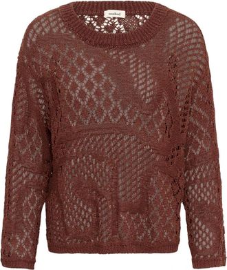 Soaked In Luxury Pull col rond - Femme - Pulls - Brun - Taille: 36 FR