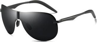 Generic Lunettes De Soleil Polaris&eacute;es For Hommes, &Agrave; La, For F&ecirc;te, Vacances(Black)