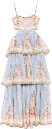 Zimmermann Femme, Robes, Multicolore, Taille: 38 FR Daylight Tiered Maxi Dress