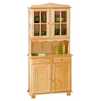 Ridgevalley home24 Vitrine Alicante 88 x 198 x 32cm Braun