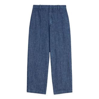 Jil Sander Baumwoll-Chambray-Hose mit Karottenschnitt - - Jeans - Herren - Blau - XL