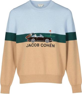 Jacob Cohen Herren Pullover aus Kaschmir-Woll-Mix