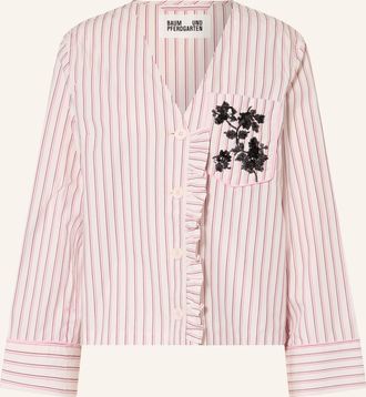 Baum Und Pferdgarten Baum Und Pferdgarten Bluse Briel Mit Pailletten Und R&uuml;schen pink