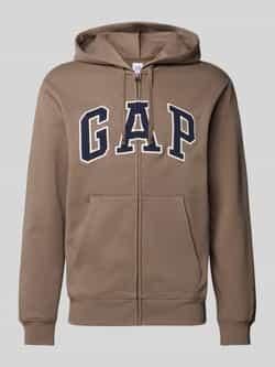 GAP Regular Fit Sweatjacke aus Baumwoll-Mix