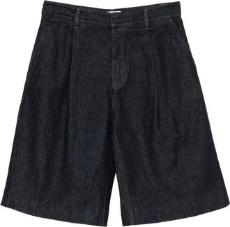 Frame Denim Pleated Shorts
