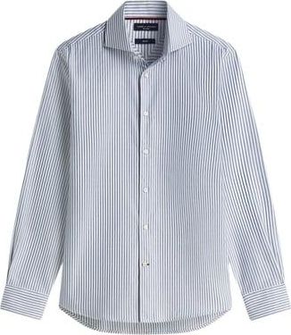 Tommy Hilfiger Chemise droite &agrave; rayures en coton