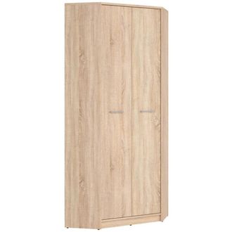 PEGANE Placard armoire dangle de 2 portes coloris Ch&ecirc;ne sonoma - Longueur 79,5 x Largeur 79,5 x Hauteur 197 cm