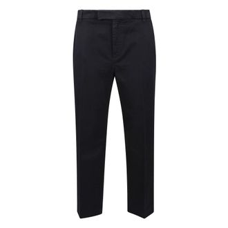 Thom Browne Elegante Cropped Baumwollhose - - Trousers - Herren - Blau - XL