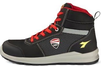 Utility Diadora Diadora Utility Mixte Speedy Race Mid S3s Fo SR SC Met Free Chaussure de Protection Incendie et de sécurité, Black Gray C2541, 42 EU