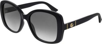 Gucci Oversized Butterfly Sonnenbrille - - Accessories - Damen - Schwarzk - 56 MM