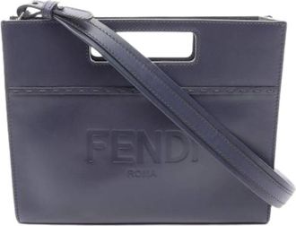 Fendi Sac &agrave; main vintage Pre-owned - Femme - Pre-owned - Bleu - Taille: ONE Size