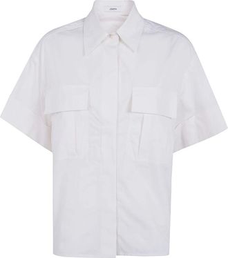 Joseph Femme, Blouses et Chemises, Blanc, Taille: 34 FR Justo Blouse Poplin