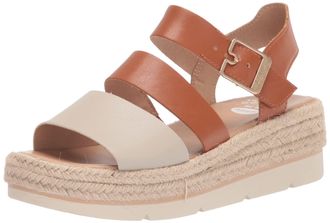 Dr. Scholls Shoes Damen Once Twice Espadrille Keilsandale, Honigbraun, 42 EU