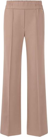 Marc Cain Femme, Pantalons, Beige, Taille: 42 FR Washington Wide Fit Pantalons