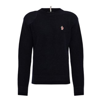 Moncler Pull col rond Apr&egrave;s-Ski - Homme - Pulls - Bleu - Taille: M