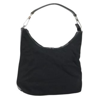 Gucci Pre-owned Nylon Schultertasche - - Pre-owned - Damen - Schwarzk - ONE SIZE