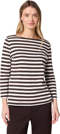 Street One Gestreiftes Shirt Molten Earth 46