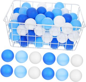 Supvox 120 Bunte Tischtennisbälle Aus Pp Kunststoff Bruchfest Präzise Flugbahn Für Training Partyspiele Und Freizeit