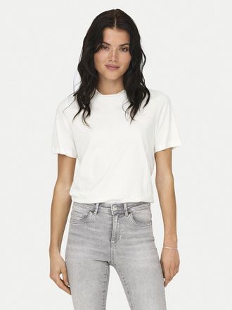 Jacqueline de Yong T-Shirt Molly 15311675 Wei&szlig; Regular Fit