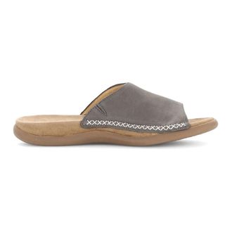 Gabor Graue Slide Sandale Damenkollektion - - Shoes - Damen - Grau - 37 EU