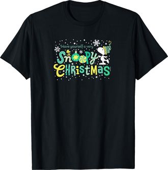 Peanuts Erdn&uuml;sse - Frohe Weihnachten mit Snoopy und Woodstock T-Shirt