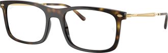 Ray-Ban unisex, Accessoires, Brun, Taille: 56 MM Rx7260 Eyeglasses
