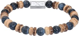 iXXXi Men Perlenarmband Ron Antiksilber | M