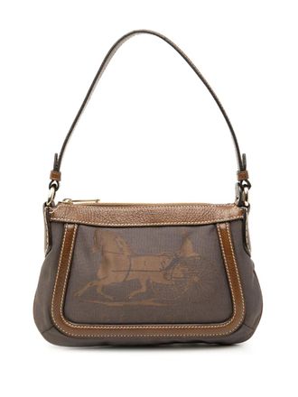 Celine sac port&eacute; &eacute;paule Carriage (2007) - Marron