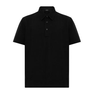 Brioni Polohemd mit besticktem Logo - - Tops - Herren - Schwarzk - M
