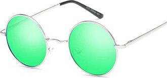 Generic Lunettes de soleil rétro polarisées tendance 2025 pour hommes et femmes, lunettes de soleil décoratives en plein air (couleur : G, taille : moyen)
