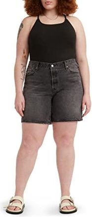 Levi's Plus Size 501 90s Shorts Denim Femme, Black Worn In, 24W