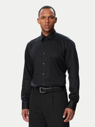 HUGO BOSS Hemd Joe 50555711 Schwarz Regular Fit