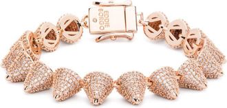Eddie Borgo bracelet Pavé Cone - Rose