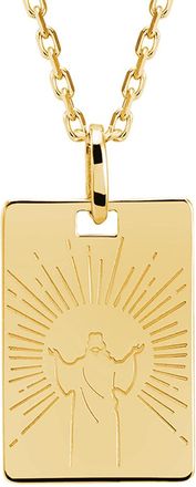 Edenly Anhänger Christus zum Gravieren - Gelbgold, 18 Karat