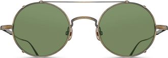Matsuda Runde Sonnenbrille - - Accessories - unisex - Gelb - 46 MM