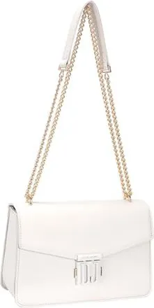 David Jones Sac Bandouli&egrave;re Port&eacute; &eacute;paule Femme Similicuir - Sac Port&eacute; travers - Bandouli&egrave;re Cha&icirc;ne Dor&eacute;e - Ville Chic Soir&eacute;e Sorties Weekends Classique (Coconut C