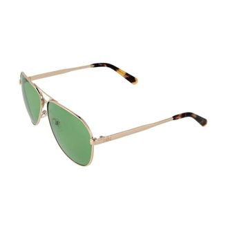 Guess Gold Aviator Sonnenbrille Gr&uuml;ne Linse - - Accessories - Herren - Gelb - ONE SIZE